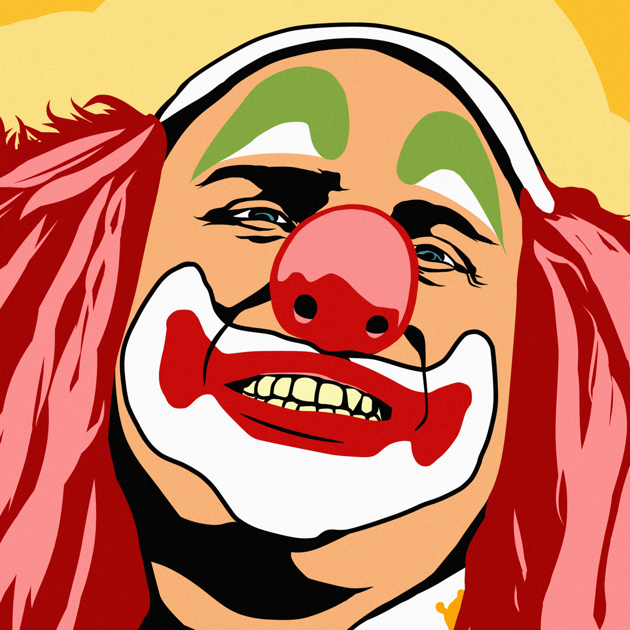 "Shakes the Clown" - Plaid Design