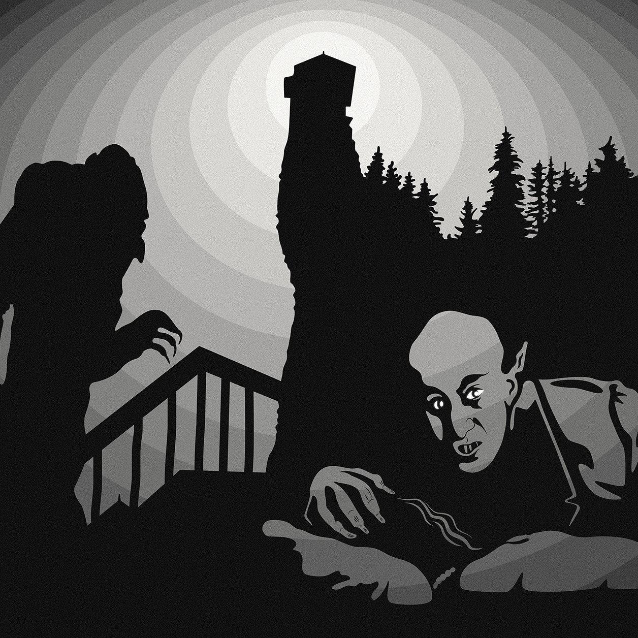 Nosferatu Shadow Horror Art NOSFERATU Needs More Vampire While SHADOW