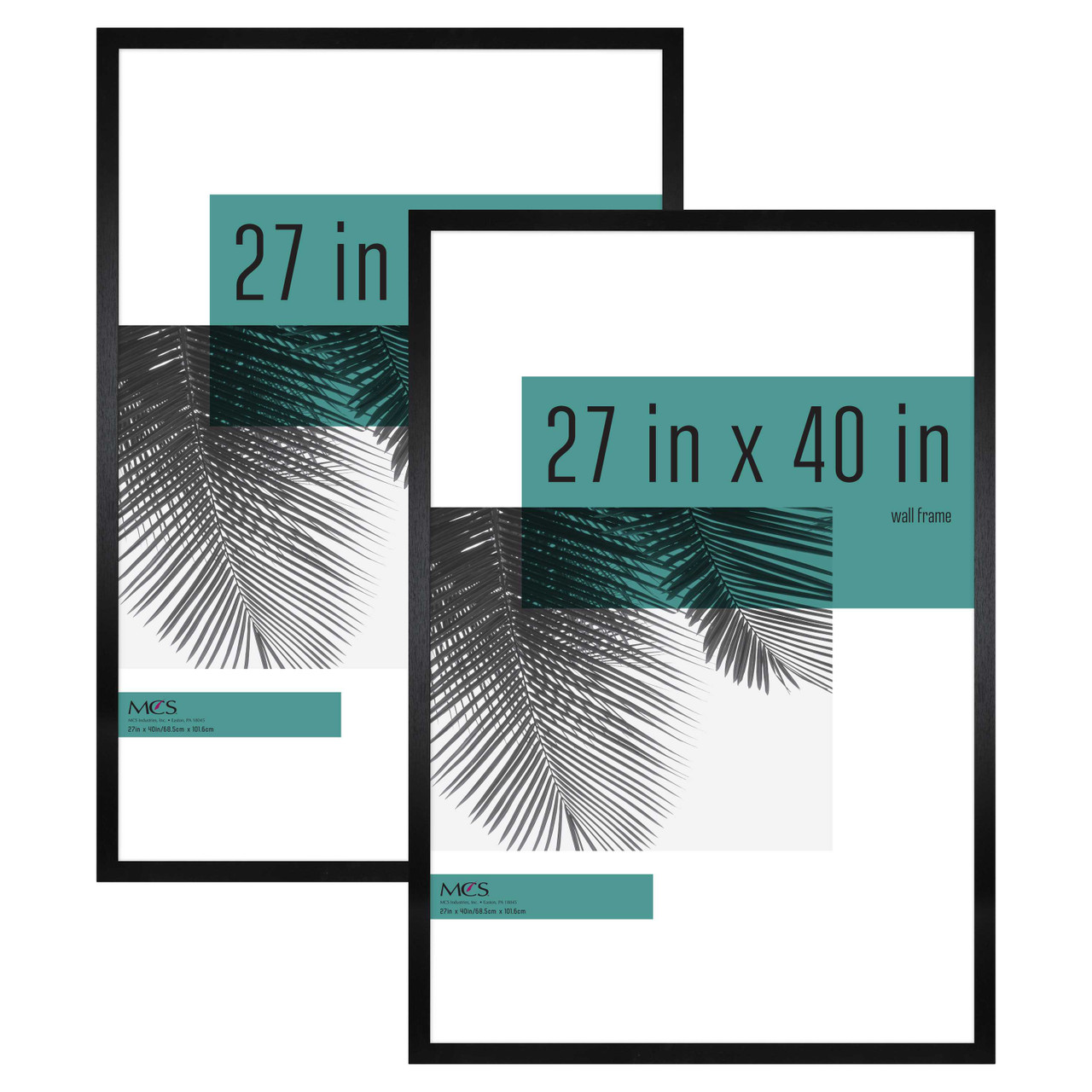 Studio Gallery 27X40 Poster Frame Black Woodgrain (2-Pack) 63825