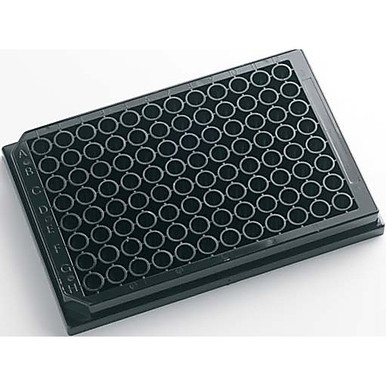 Porvair 96-Well 350uL Krystal™ Opaque Body Clear Bottom Polystyrene ...