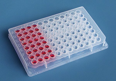 BrandTech® Polypropylene U-bottom 96-well microplate. 330uL well volume ...