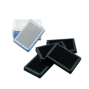 Thermo Scientific Nunc Flat Bottom 96-Well Black and White Polystyrene ...