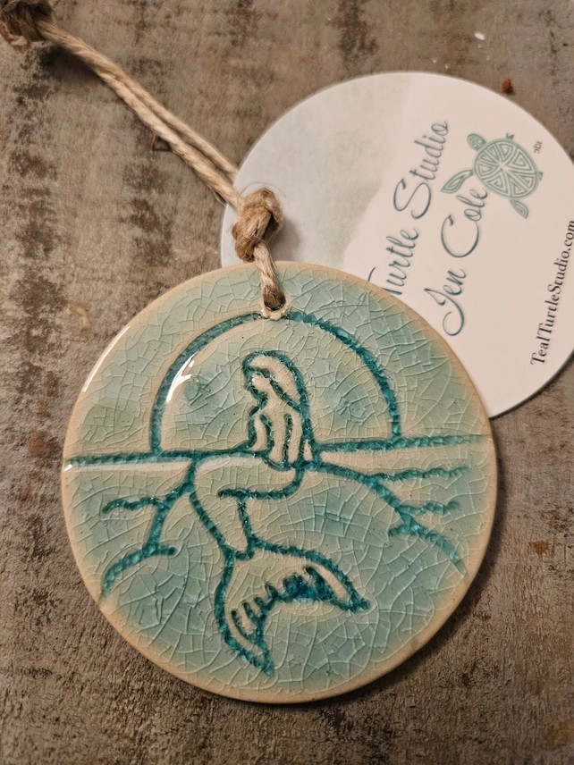 Ceramic Mermaid Ornament - VisitNorfolk Mermaid Market