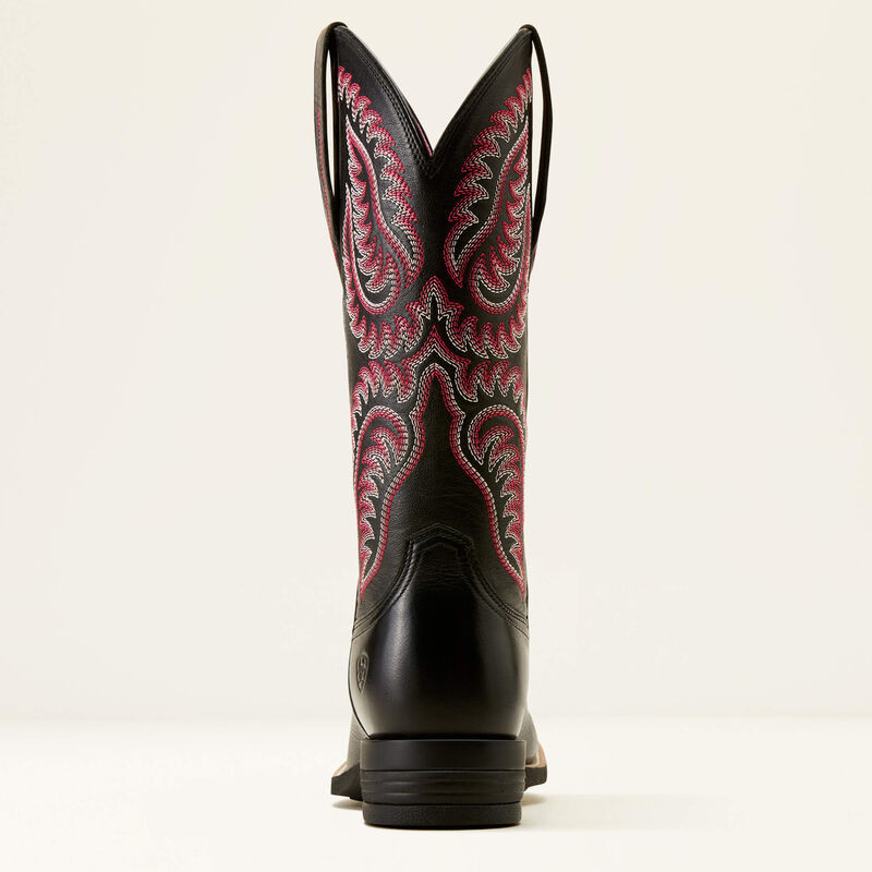 Ariat® Women's Cattle Caite Stretchfit Western Boot - Black Deertan ...