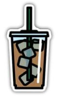 Iced Coffee - Sticker