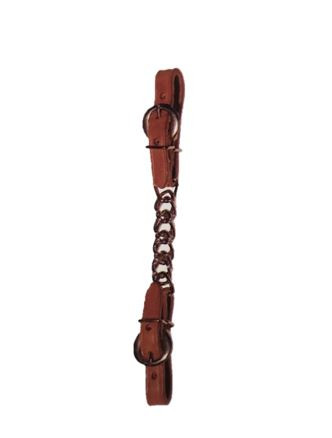 Berlin Custom Leather Harness Twisted Curb Chain
