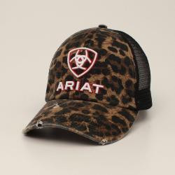 Ariat® Women's Ponytail Cap - Leopard