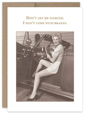 Shannon Martin Design: Don't Get Started Birthday Card
