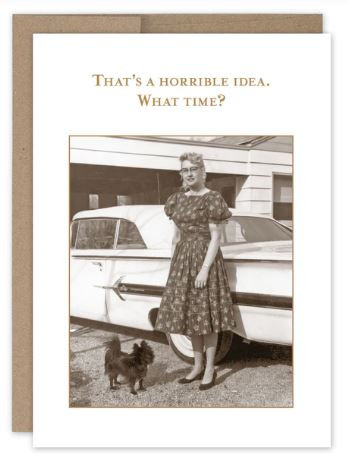 Shannon Martin Design: What Time Blank Greeting Card