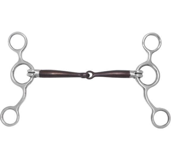 Jr Cowhorse Shank with Sweet Iron Snaffle