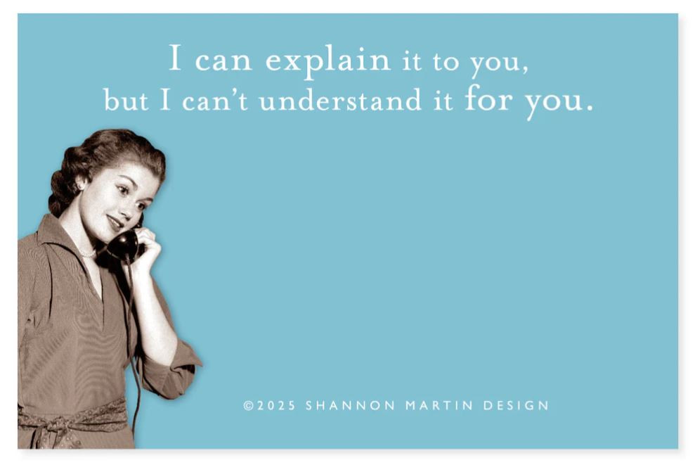 Shannon Martin Design: Explain It To You Sticky Notes