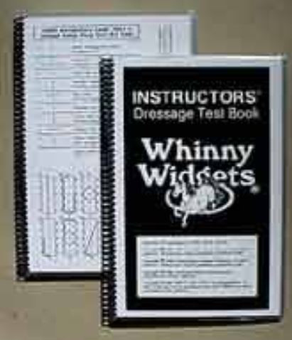 Whinny Widgets Instructors' Dressage Test Book (LAMINATED) 2023