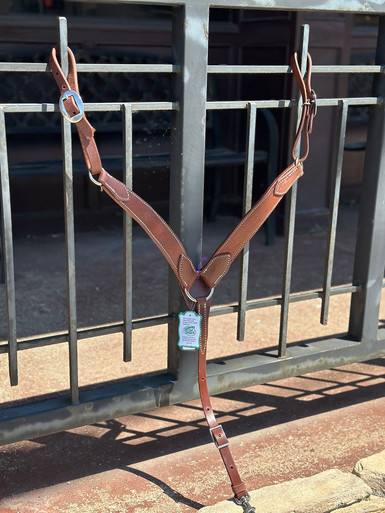 Berlin Custom Leather Pony Contour Breast Collar
