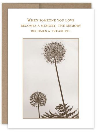 Shannon Martin Design: Memory Treasure Sympathy Card