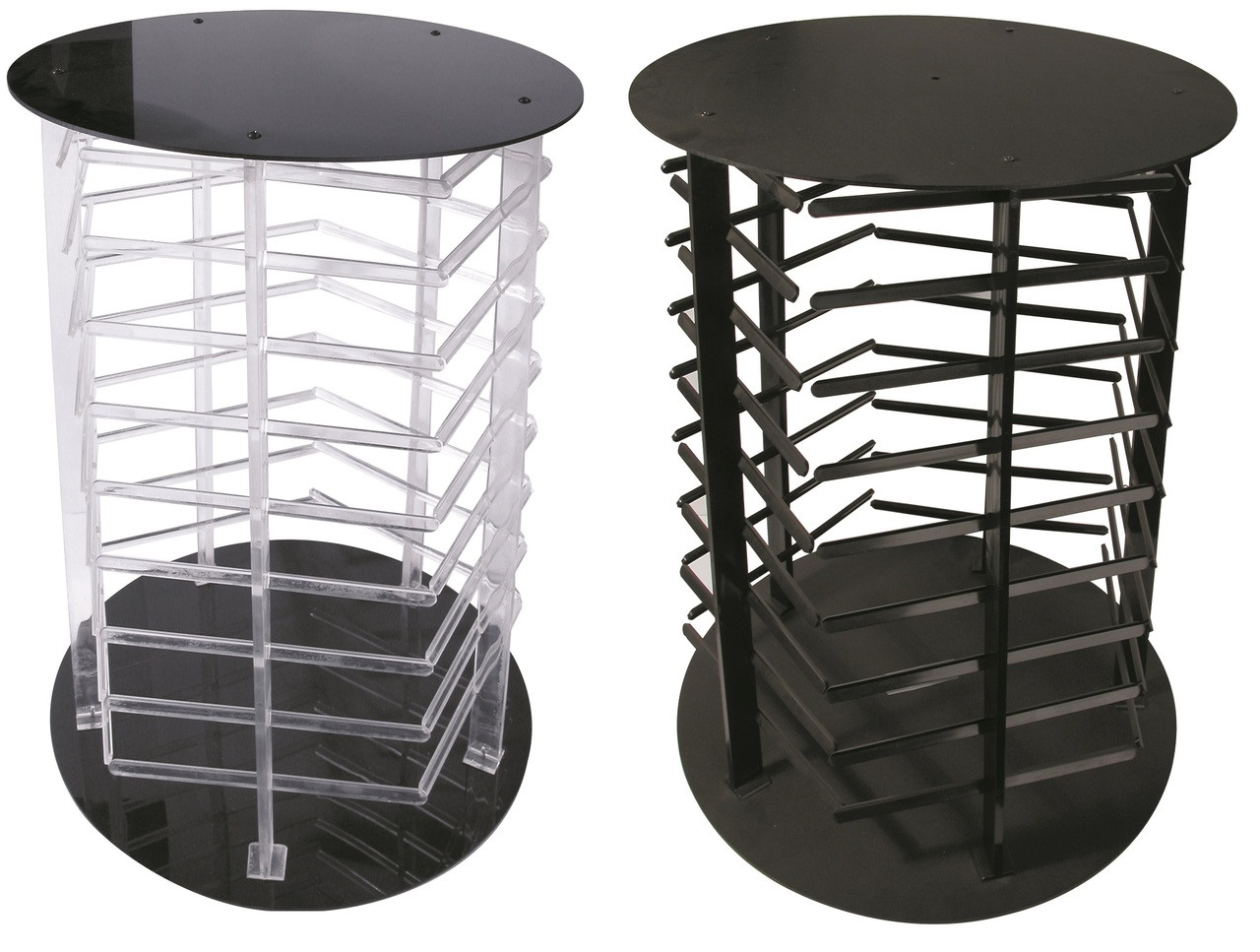 Clear 5-Sided Rotating Earring Card Display Stand - 888 Display USA, Inc.