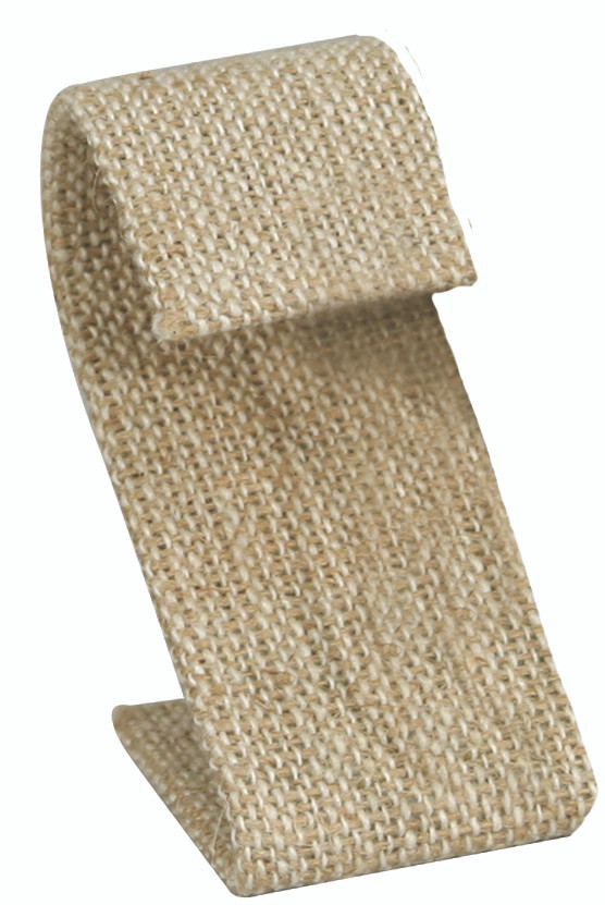Beige Linen Single Tall Slim Curved Earring Display 3 1/2"H - 888 ...