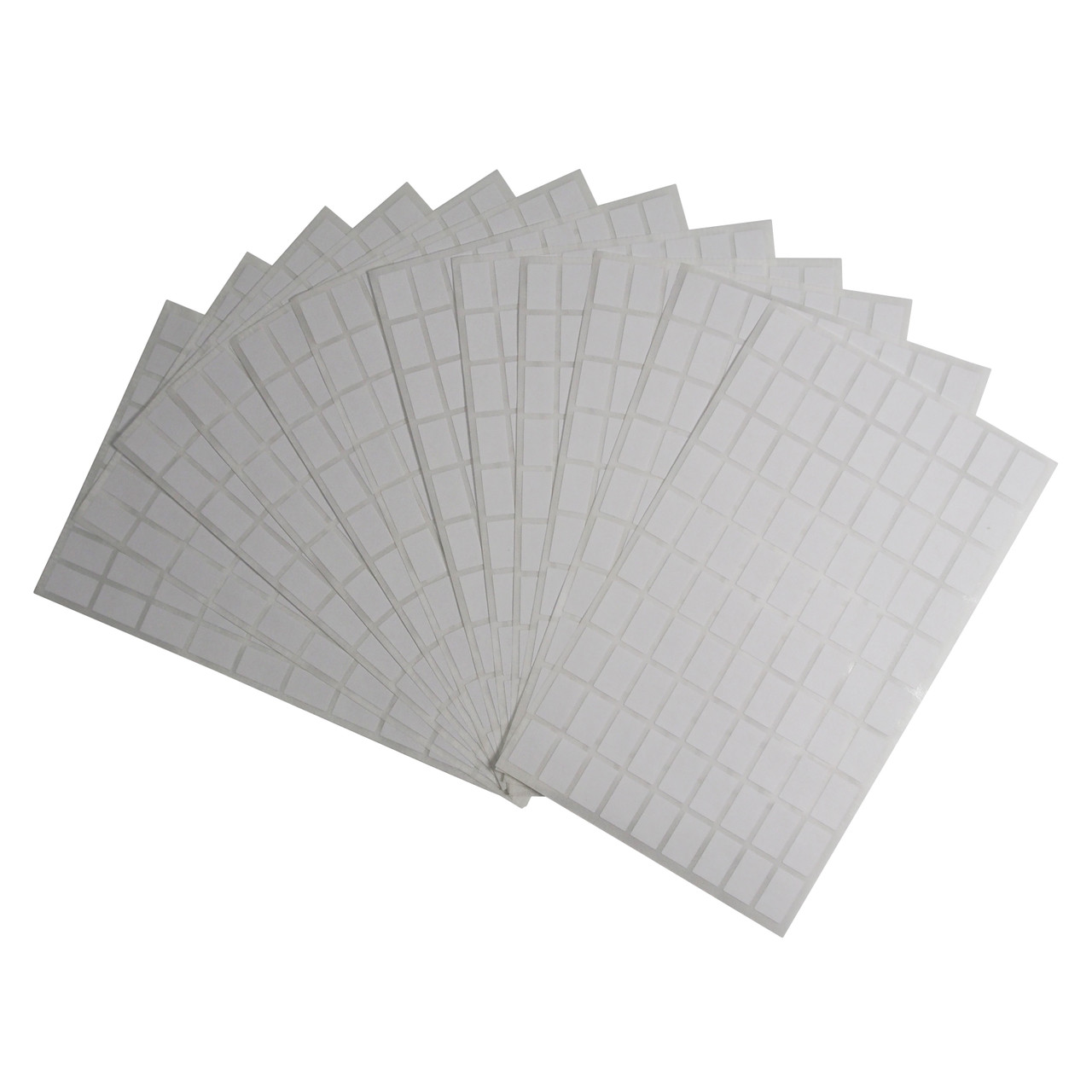Small Rectangular Self Adhesive Plain Label - 1080 Labels (5/16" x 1/2 ...