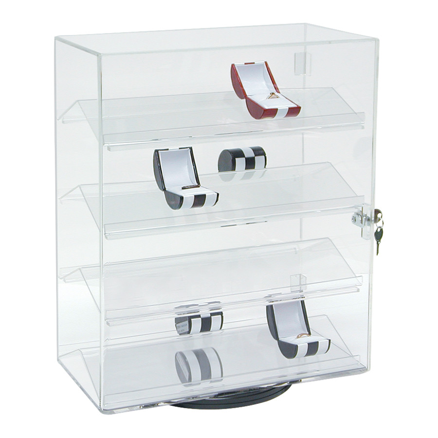 4 Removable slanted shelf acrylic case - 888 Display USA, Inc.