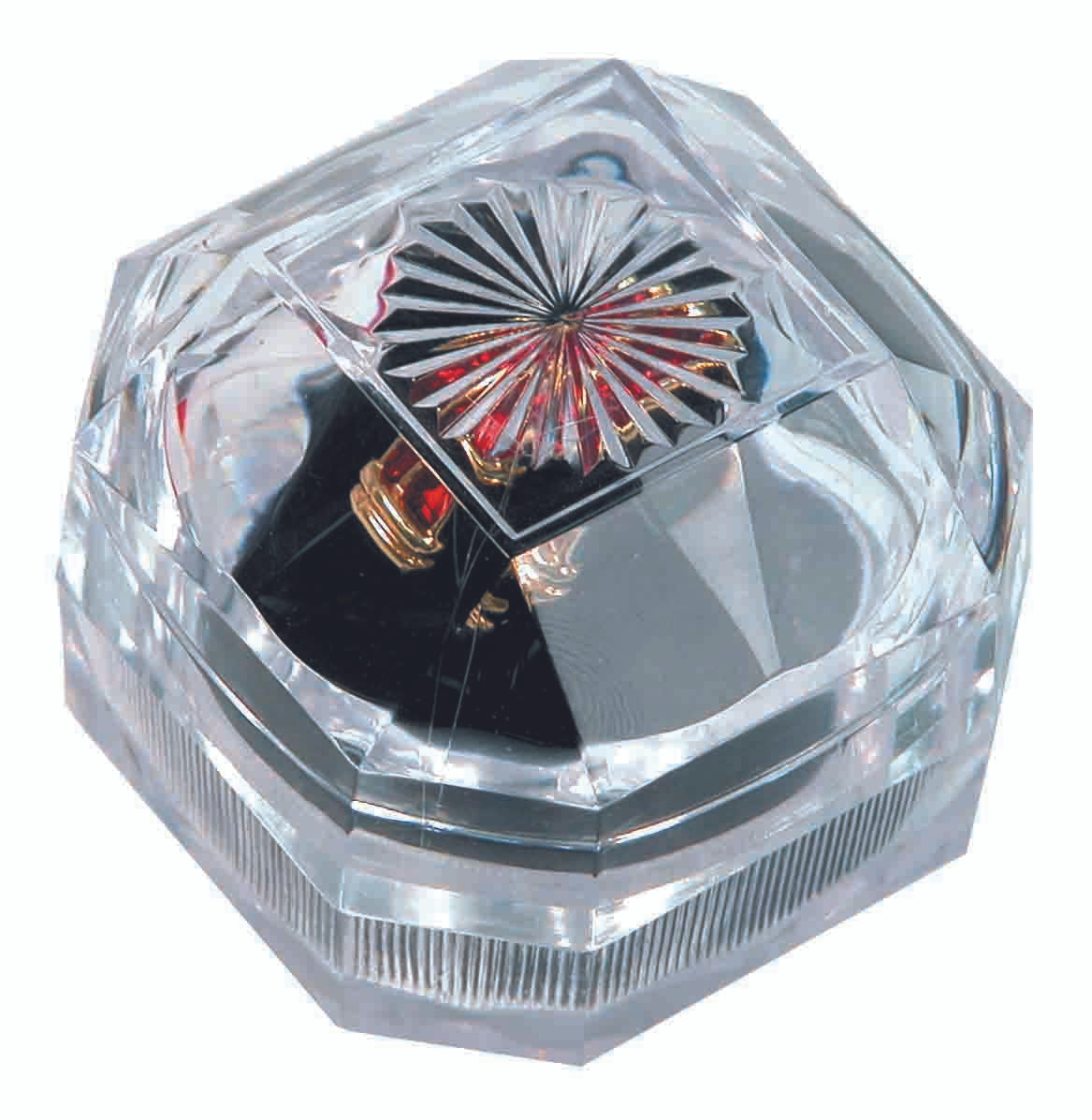 Crystal Style Ring Box(Diamond Cut) - 888 Display USA, Inc.