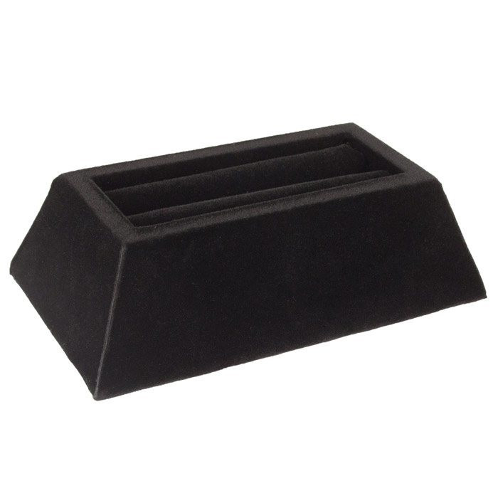 Black Velvet Bangle/Bracelet Slotted Display Stand - 888 Display USA, Inc.