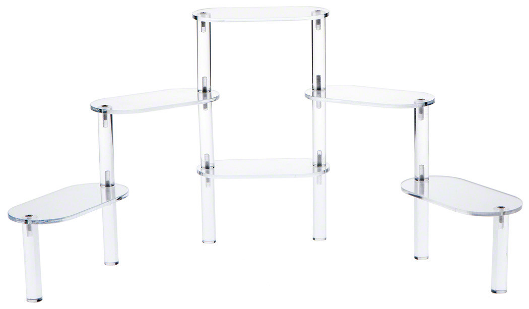 Multi-Platform Oval adjustable Risers - 888 Display USA, Inc.