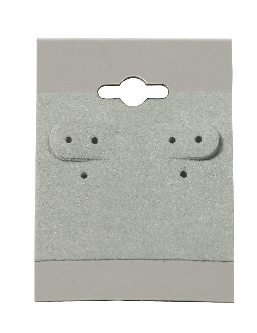Grey 50 Compartment Puff Earring Card Flocked Tray Insert - 888 Display ...
