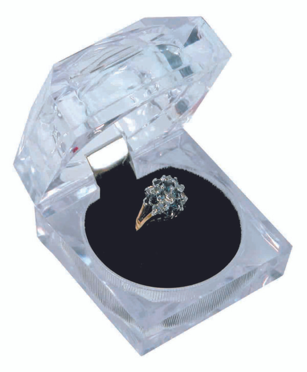 Crystal Style Ring Box - 888 Display USA, Inc.
