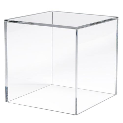 Acrylic 5" Display Cube w/One Side Open - 888 Display USA, Inc.