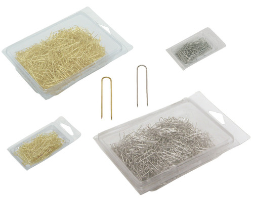Gold "U"-pins - 100 Pcs - 888 Display USA, Inc.