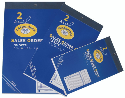 Large 3-Part Sales Order Books - 888 Display USA, Inc.