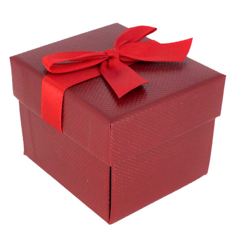 Red Pendant Wrap less Premium Ribbon Box - 888 Display USA, Inc.