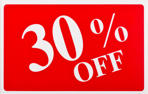 Plastic "ALL SALES Final!" Store Message Sign 11"W x 7"L - 888 Display ...