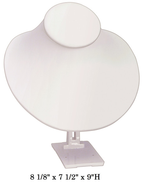 White Adjustable Angle Stand Large Neck - 888 Display USA, Inc.