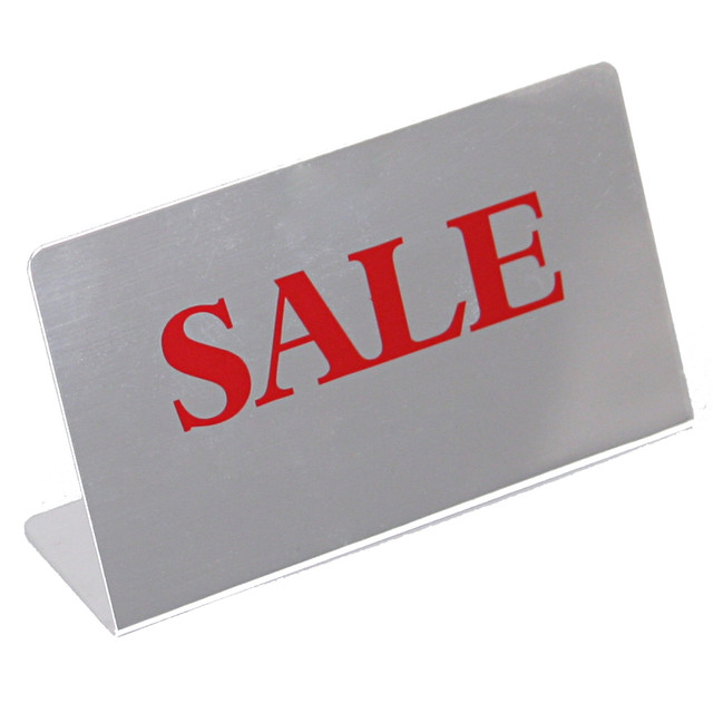 Large Metal "SALE" Print Showcase/Showroom Sign - 3 1/2" x 2"H - 888 ...