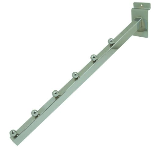 Slatwall 6 Ball Waterfall Square Tubing - 888 Display USA, Inc.