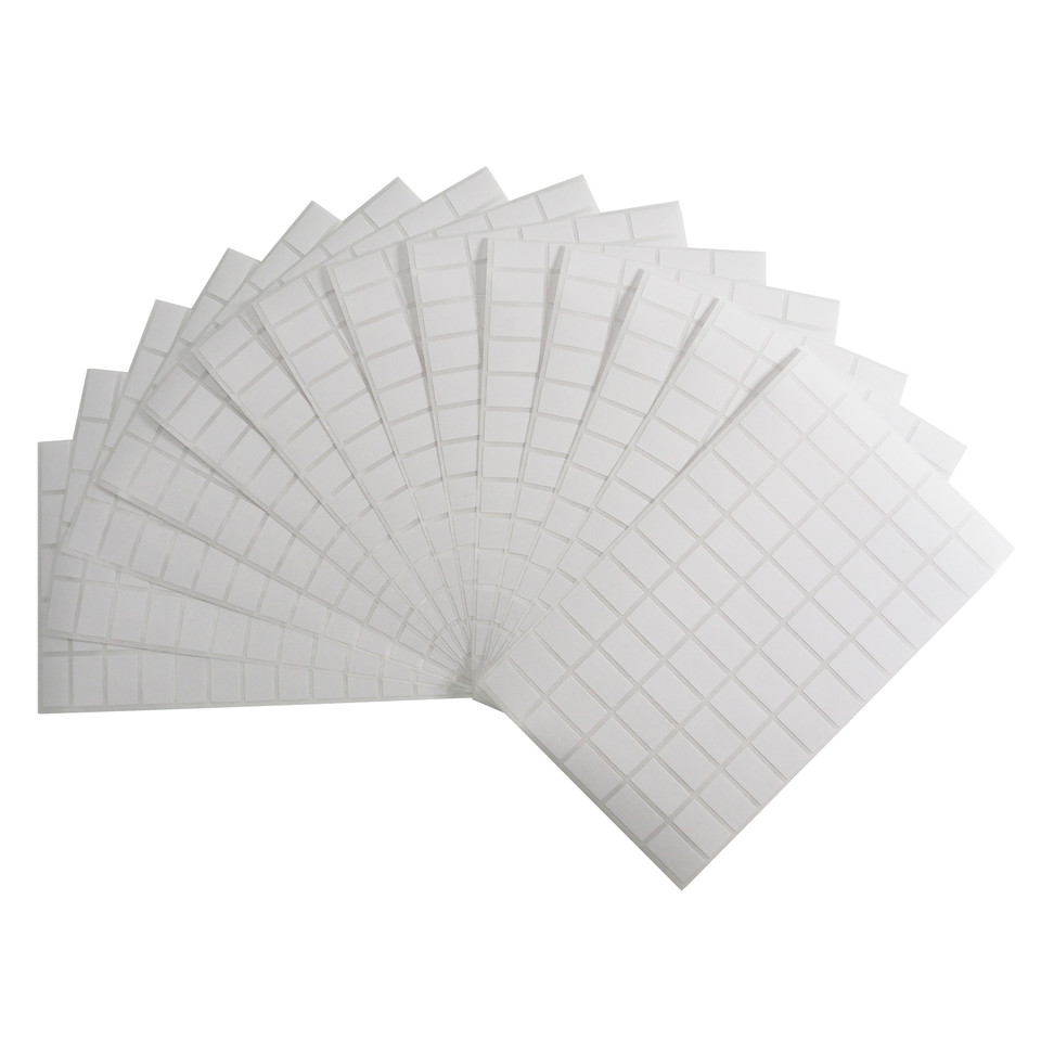 Rectangular Self Adhesive Plain Label - 1080 Labels (3/8" x 5/8") - 888 ...