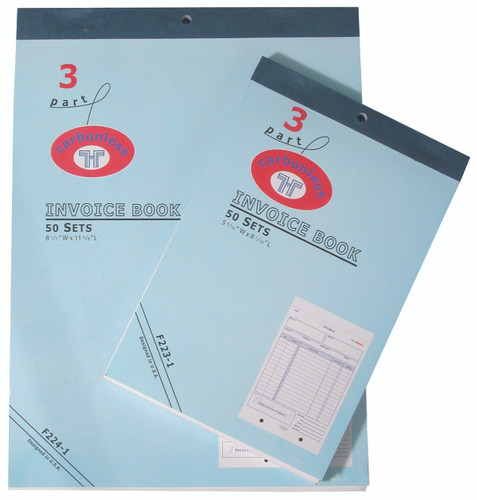 Large 3-Part Invoice Books - 888 Display USA, Inc.