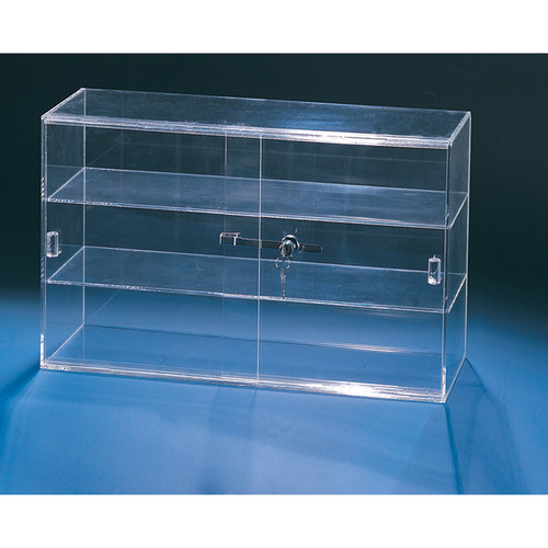 Sliding door acrylic showcase with lock with 4" Shelf Clearance - 888 ...