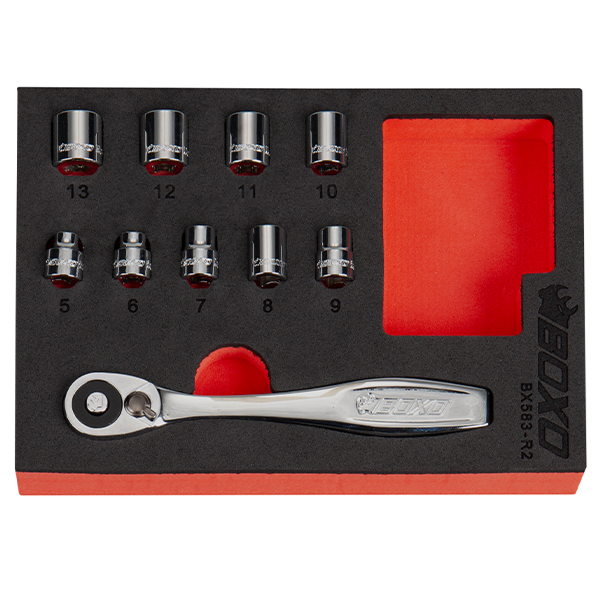 10Pc 1/4" Low Profile Set - Quiktools Ltd