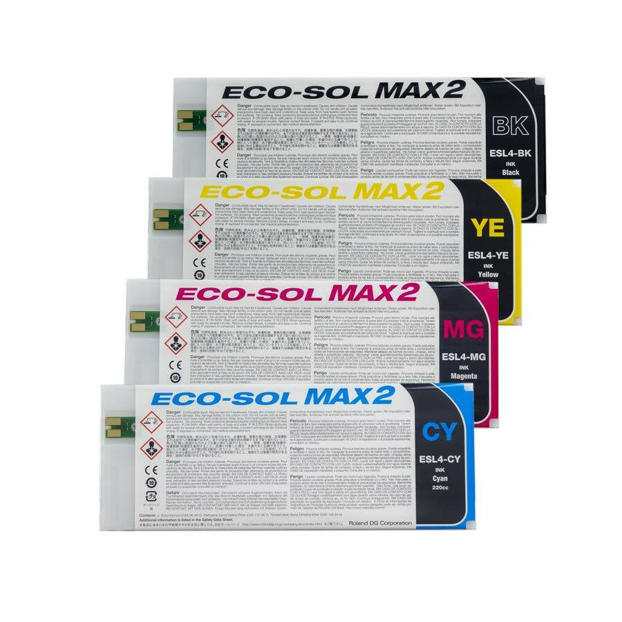 Roland Eco-Sol MAX 2 Ink Cartridges for the Roland BN-20A printer/cutter