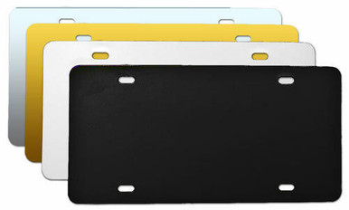 Aluminum License Plate Blanks in bulk