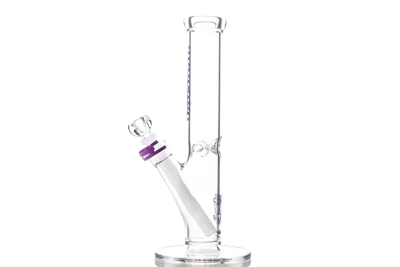 Mini Straight Purple Bong - American Made & Fast Shipping