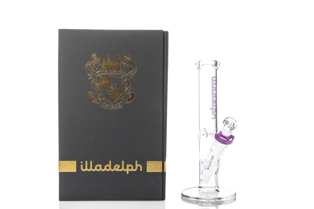Mini Straight Purple Bong - American Made & Fast Shipping