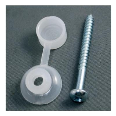 ROOFING SCREW CAP & WASHER X 10 Pre Packed