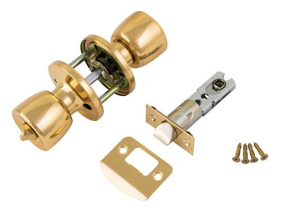 ERA BRASS PRIVACY KNOB SET Pre Packed