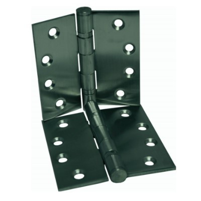 ** Hinge Drawn Brass 100X75mm