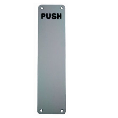 Push Plate Push Aluminium Engv