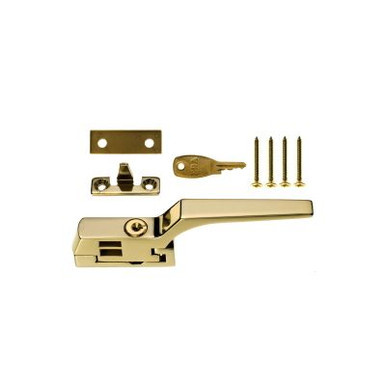 **ERA WINDOW LOCK HANDLE BRASS CUT KEY