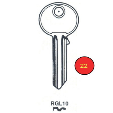 K/B CYL RGL10 (11B) / RE5D 5PIN X10