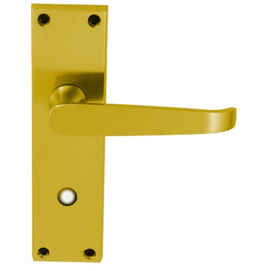 **OVAL LOCK HANDLE SCROLL CHROME